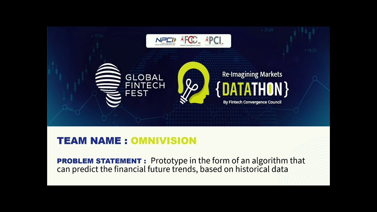PPT Presentation for Datathon 2022 ll Omnivision ll Data Visualization and Forecasting ll