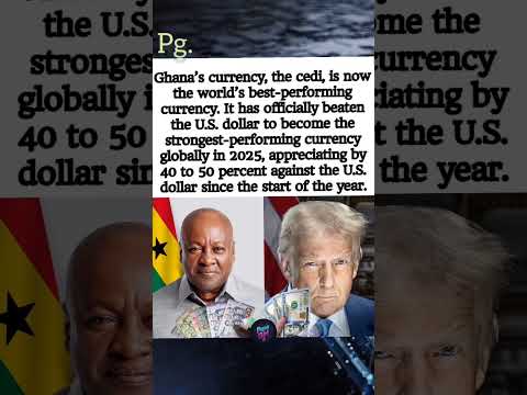 Ghana’s Cedi Becomes the World’s Best-Performing Currency in 2025! 🌍💹 #dollar #ghana#usa #shorts
