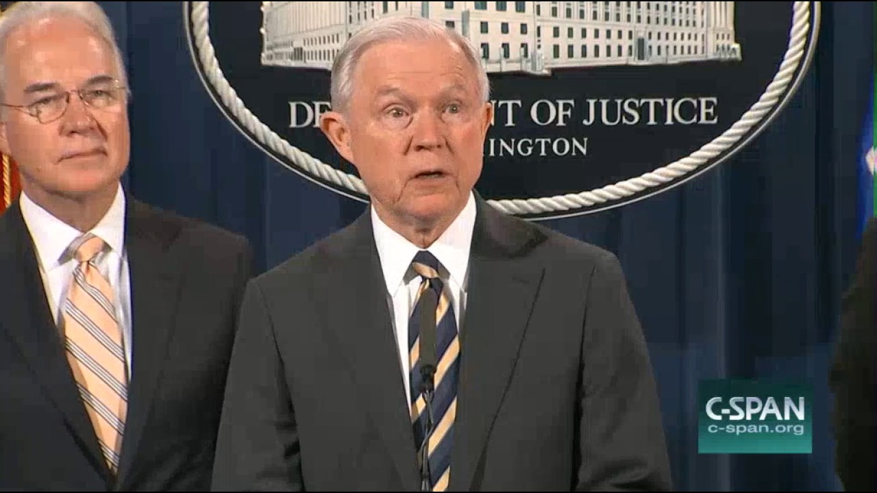 Jeff Sessions Announces Biggest Health Care Fraud Crackdown in US History