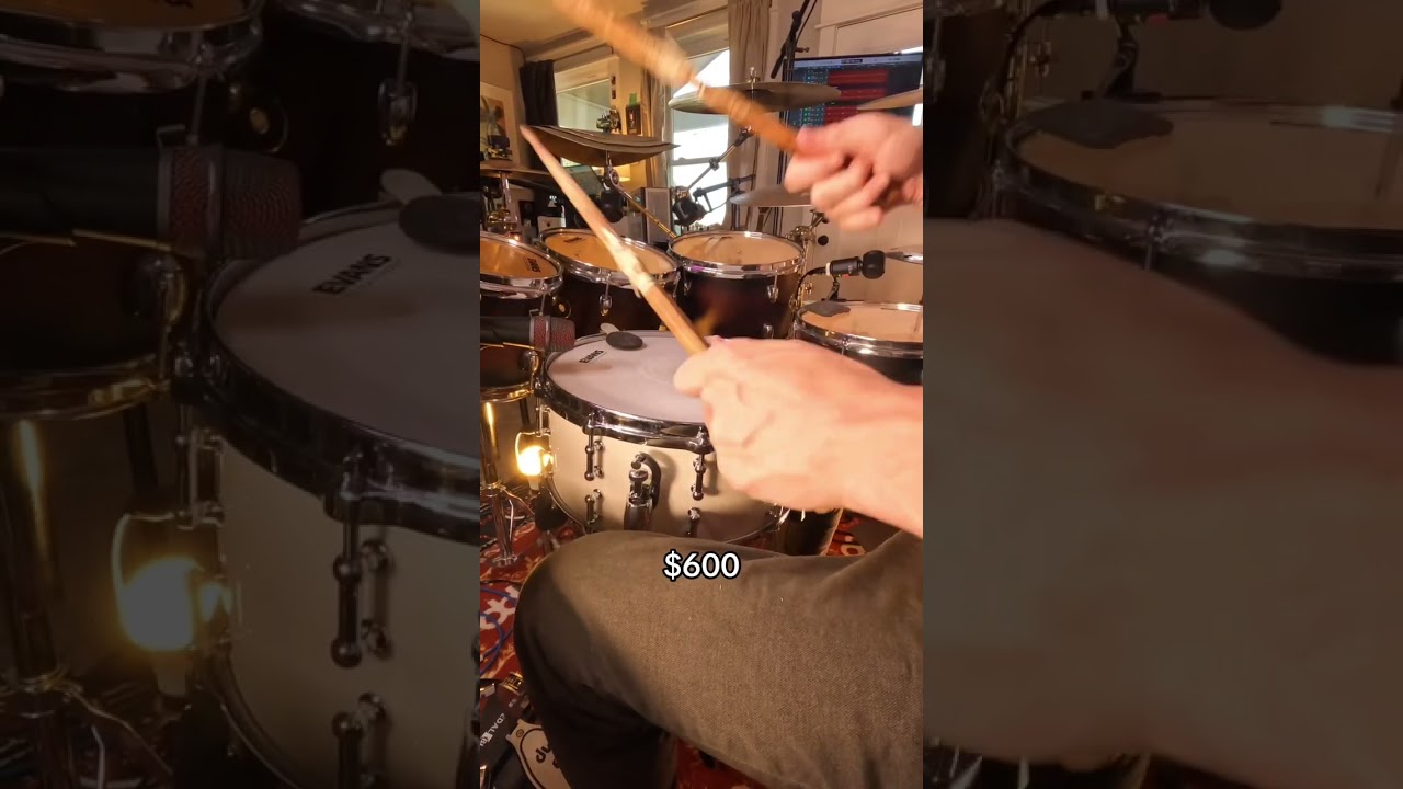 $1 VS $1,000 Snare Drum!