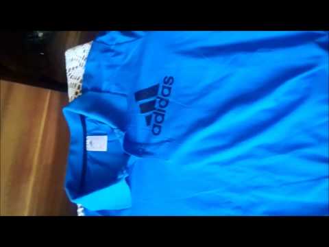 Adidas Polo Shirt Blue Unboxing 2017