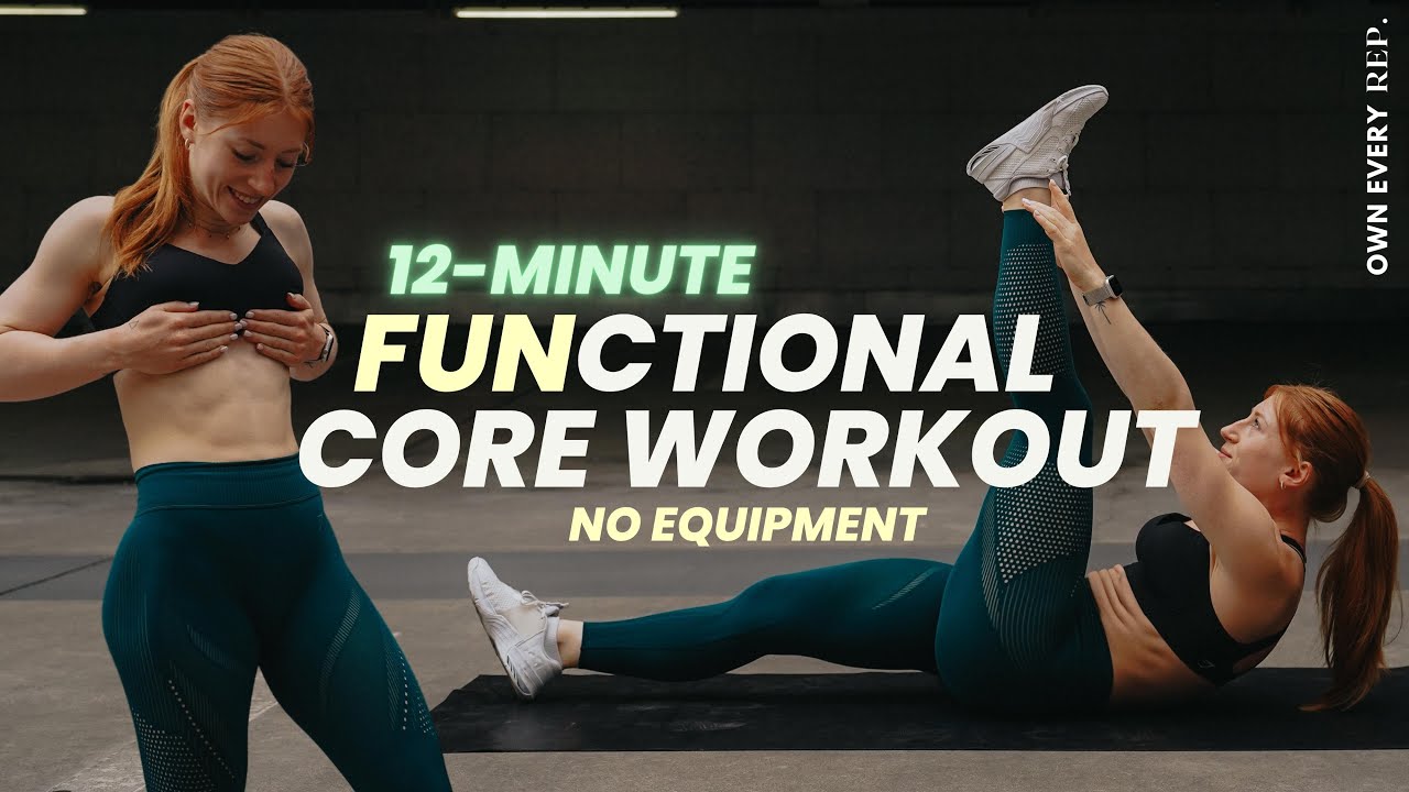 12 Min. Functional Core Workout | FUN Ab Workout | All Levels + Modifications