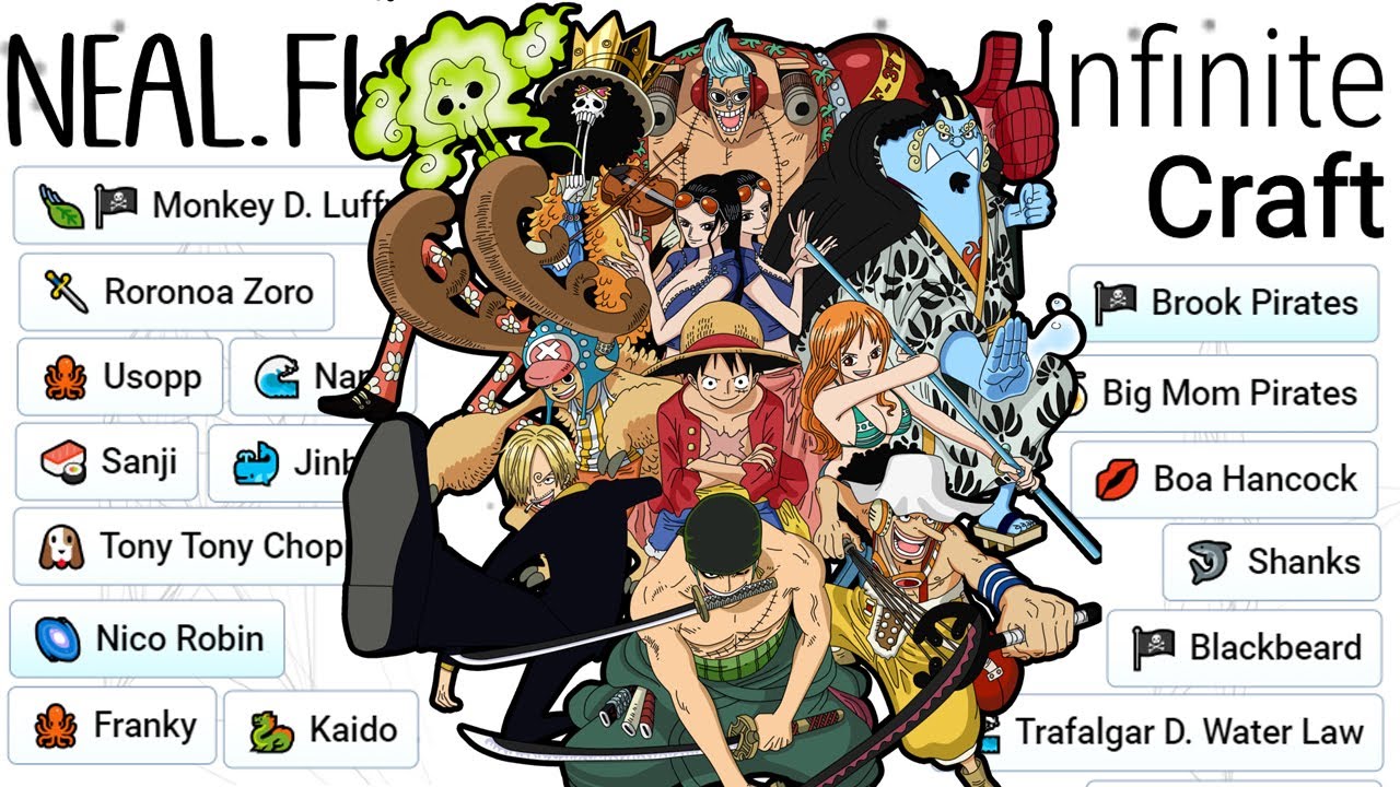 Creating EVERY ONE PIECE Main Characters in infinite craft [ SPEEDRUN ]