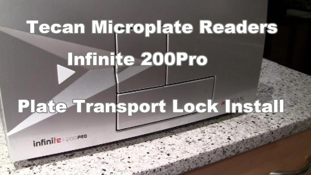 Tecan Infinite 200Pro installing transport lock
