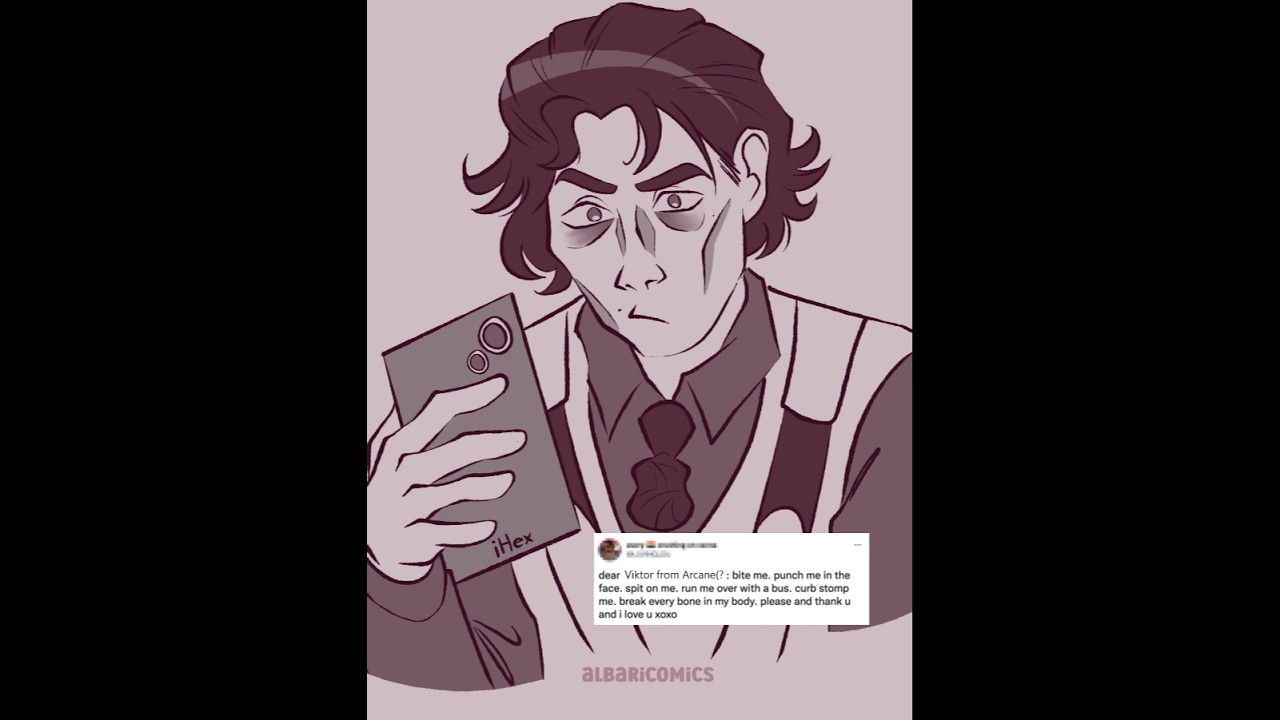 Viktor reads ur thirst tweets 👁️ (Arcane art)