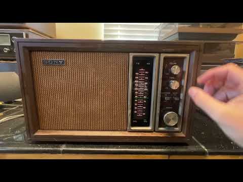 Vintage Sony TFM-9450W AM/FM Solid State Transistor Radio; | Reverb
