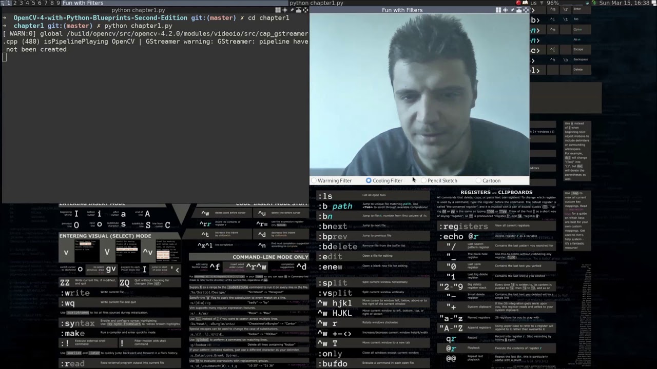 OpenCV 4 with Python Blueprints – Second Edition | 1. Fun with Filters
