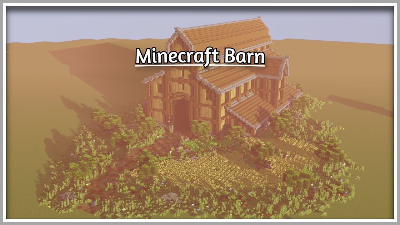 Minecraft Medieval Barn