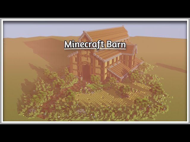 Minecraft Medieval Barn Minecraft Map