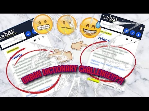 URBAN DICTIONARY CHALLENGE| Searching Our Names On Urban Dictionary