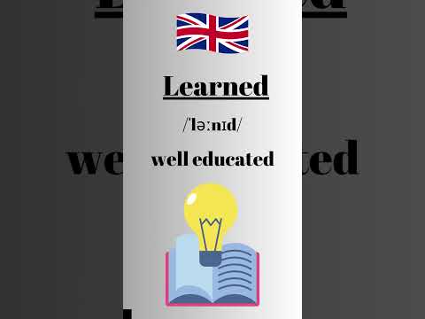 How to pronounce Learned in English-British Accent #learnenglish #learnenglishtogether