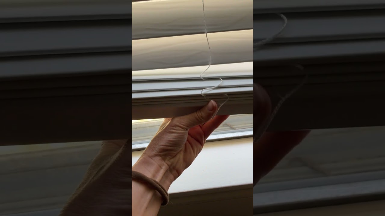 How to raise/lower the blinds