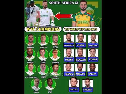 South Africa T20 World Cup ki team South Africa T20 vs WTC final kateam#shorts #ultradev #ultravivek