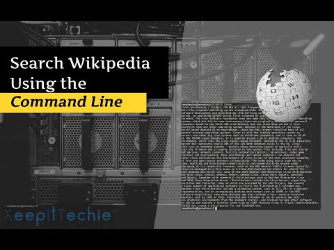 wikit | Search Wikipedia from the Command Line
