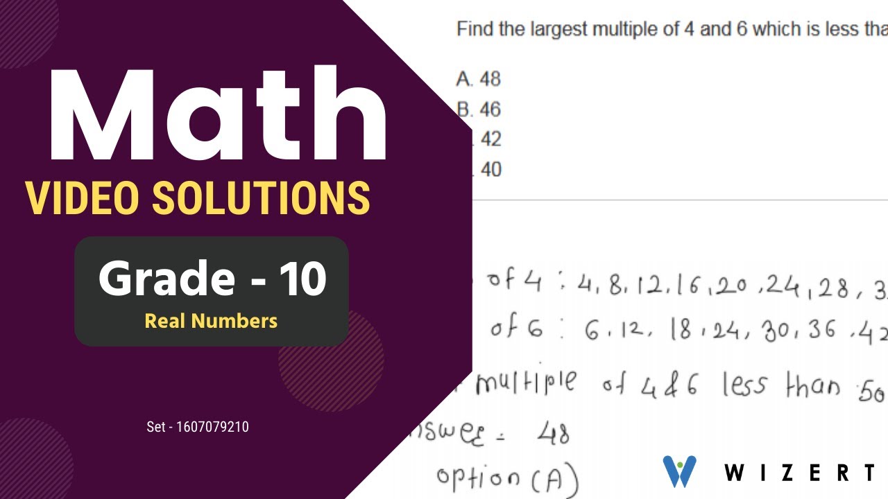 Grade 10 Mathematics Worksheets - Real Numbers worksheet pdfs for Grade 10 - Set 1607079210