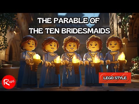 The Parable of the Ten Bridesmaids | LEGO-Style Bible Story for Kids | Jesus Parables