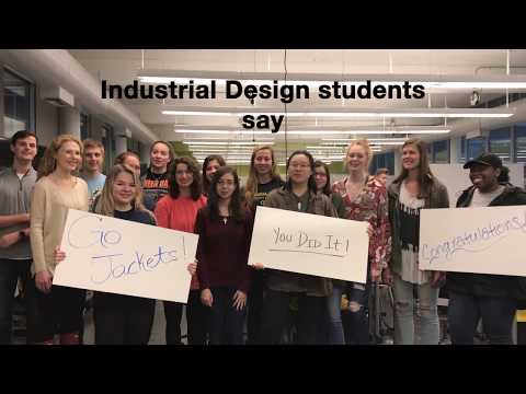 Congratulations! Welcome to Georgia Tech's School of Industrial Design!