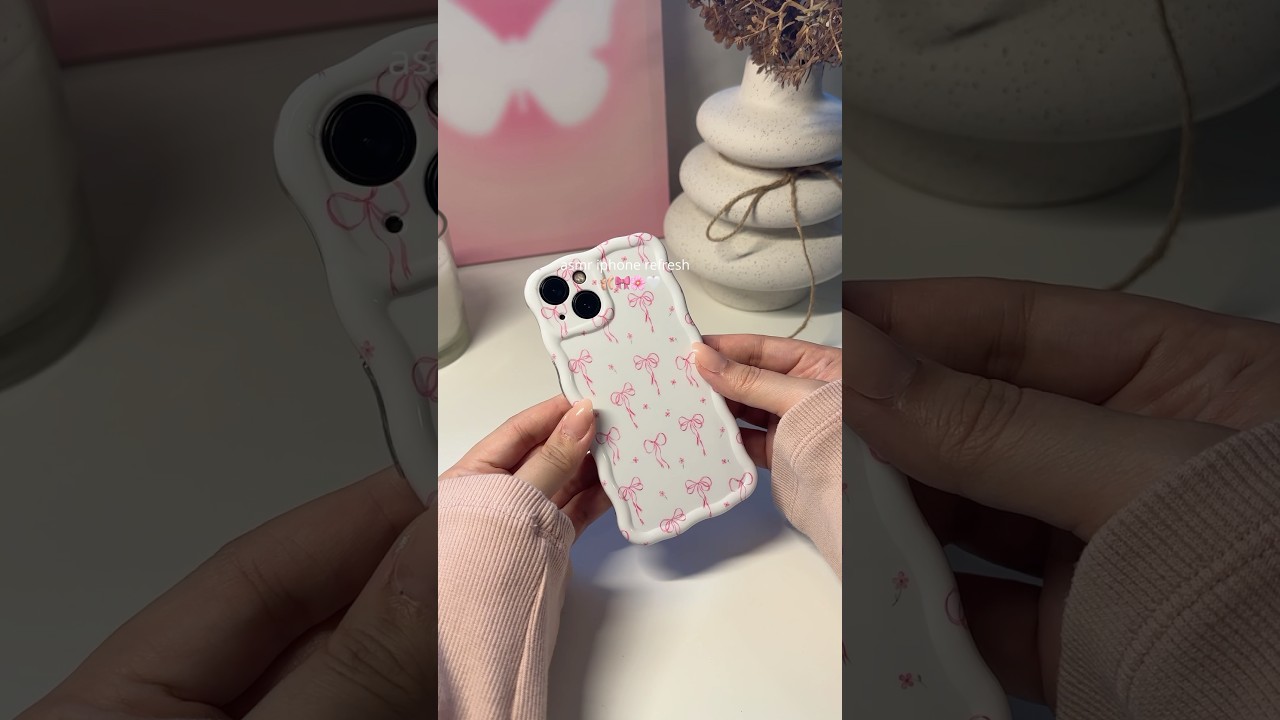 asmr iphone refresh🎀🧼 #iphone #aesthetic #asmr #asmrsounds #pinterest #phonecase #fyp #shorts