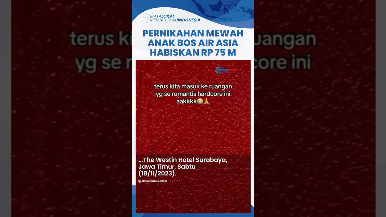 Pernikahan Super Mewah Ryan Harris, Anak Bos Air Asia Indonesia ...