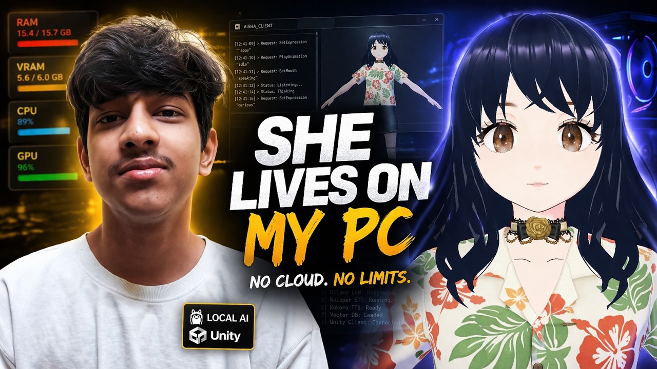 I Built an AI That Lives on My PC (No Cloud)