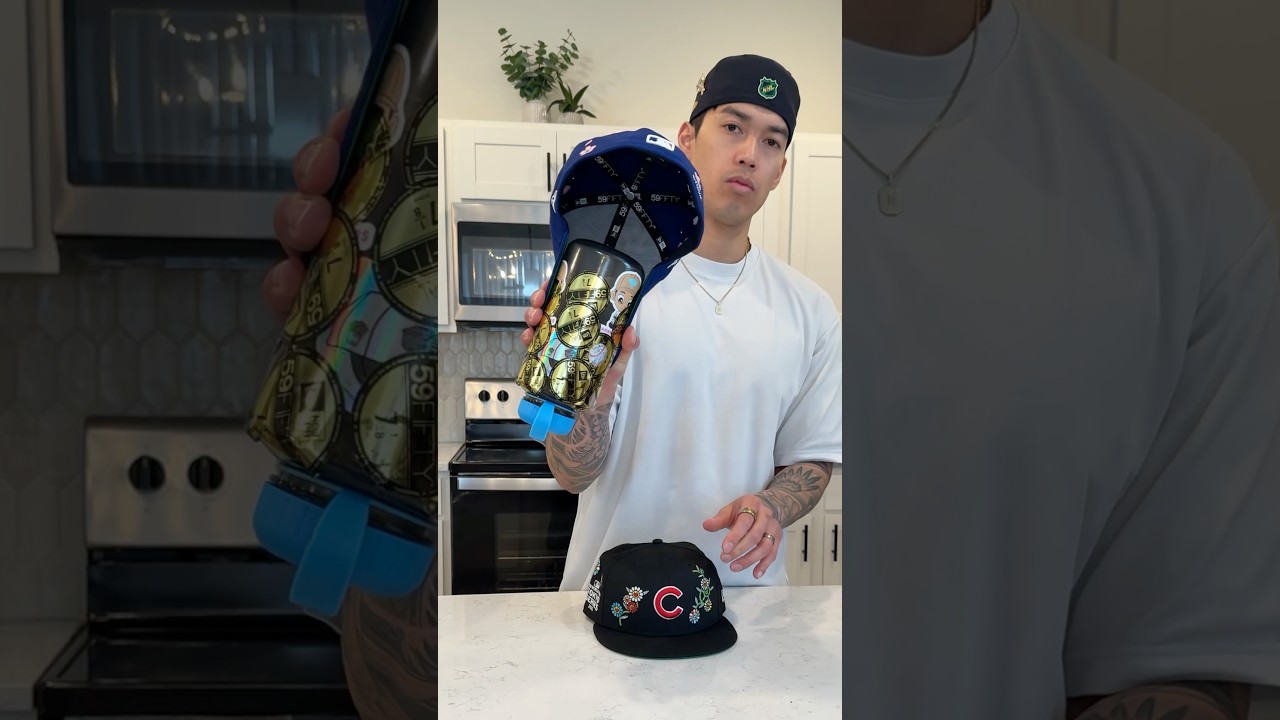 HOW I WEAR FITTED HATS🧢   #59fifty #baseballcap #cap #hats #fittedhat