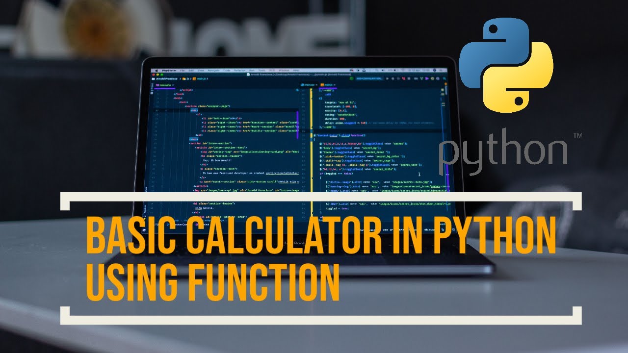 Basic Calculator in Python Using Function (2020) #ProtoGO