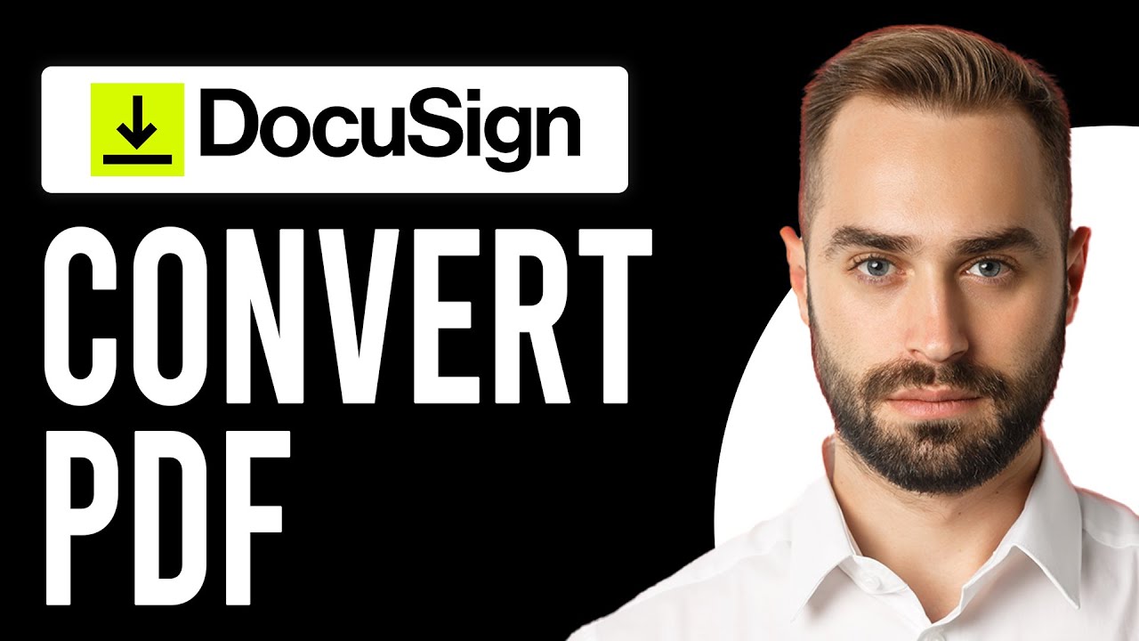How to Convert a PDF to DocuSign (Fill Out and Sign a PDF Form on DocuSign)