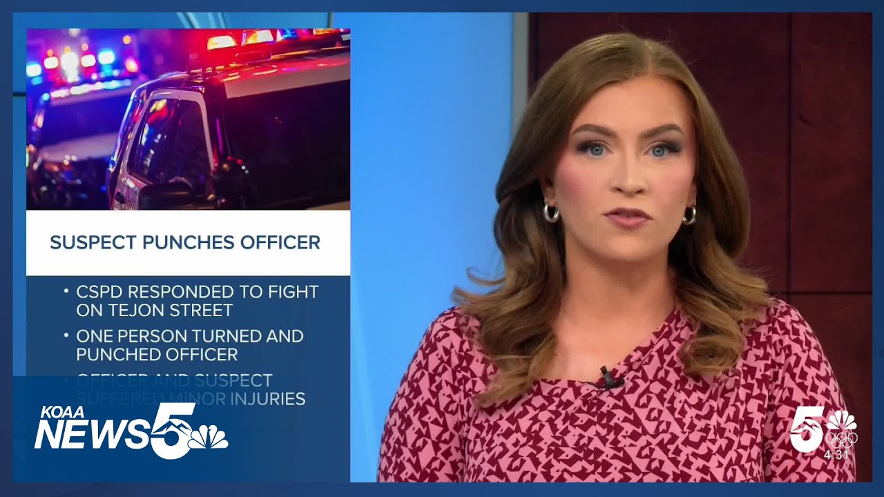 One person arrested after punching police officer in the head