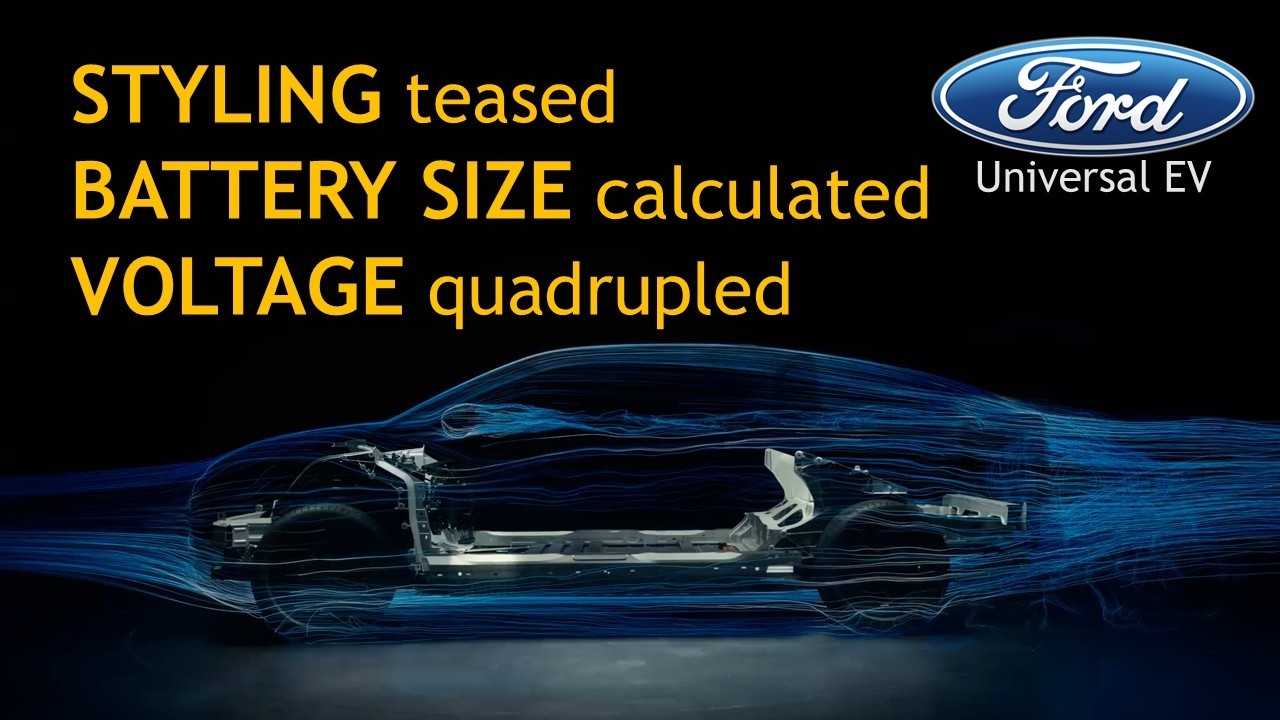 Ford Universal EV teases Styling, discloses Battery Size and other Efficient Details