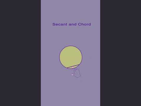 Secants and Chords of a circle II #shorts #secant #chords