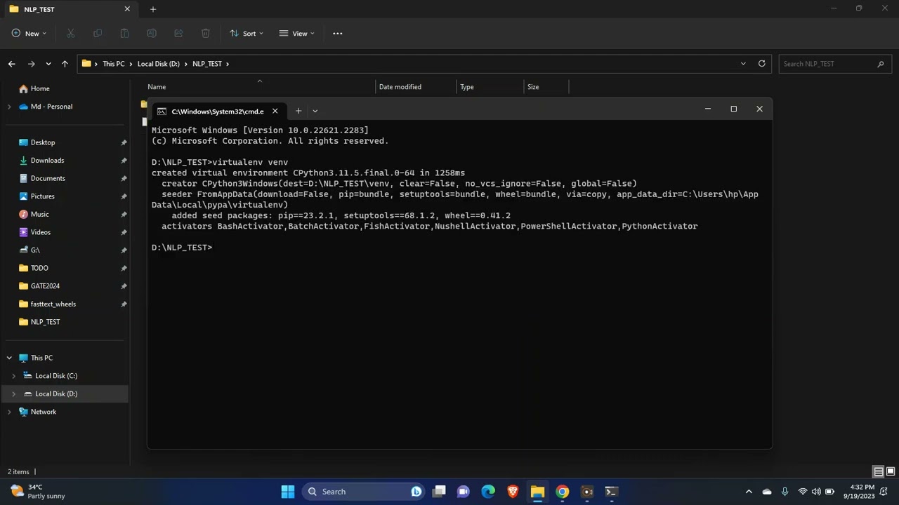 How to install fasttext in Windows 11 or Windows 10 without any error