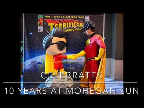 TERRIFICON celebrates 10 years of comic con fun at Mohegan Sun in CT on Aug. 8-10. Tickets on sale!