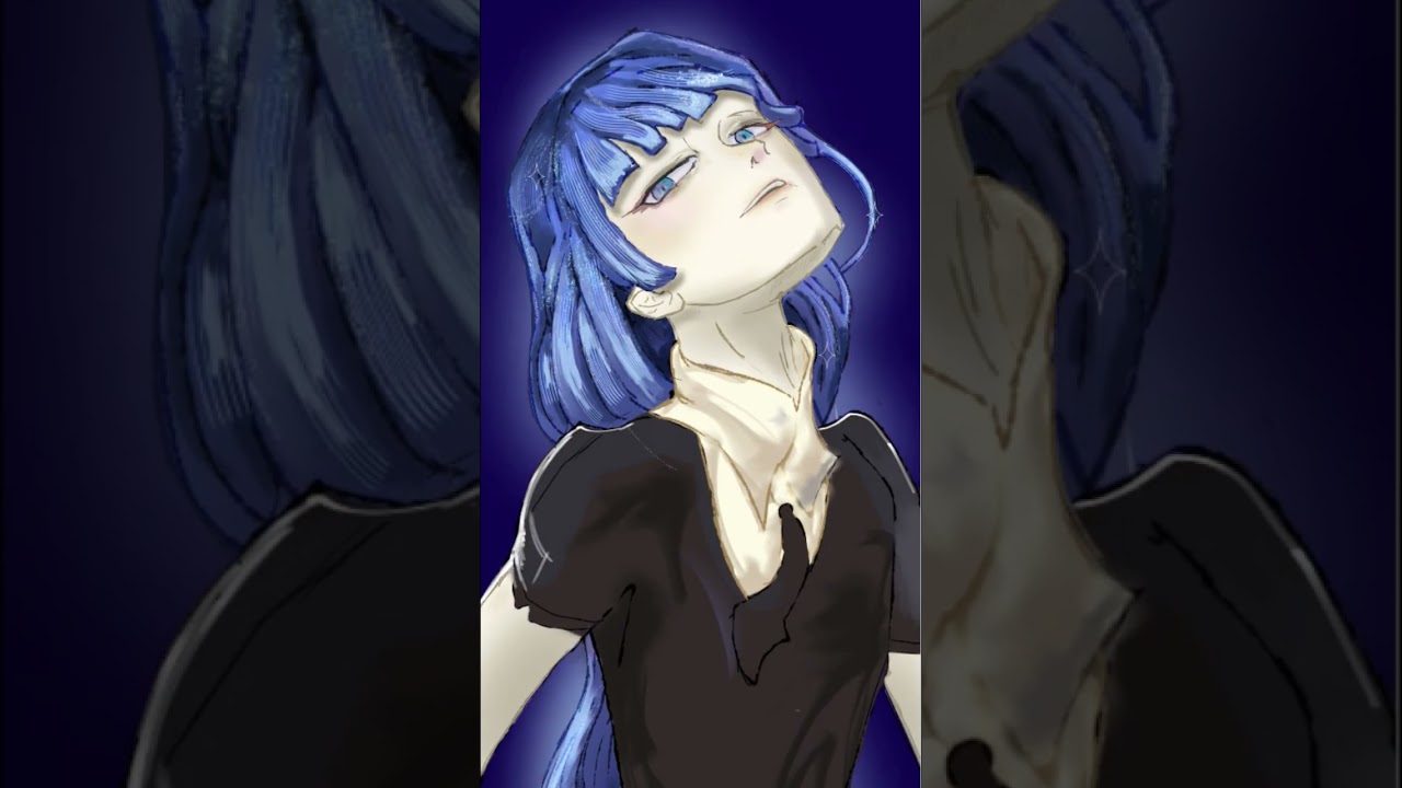 Lapis lazuli art! #landofthelustrous #digitalart #art #drawing #lapislazuli #anime #fypシ #blue #gem
