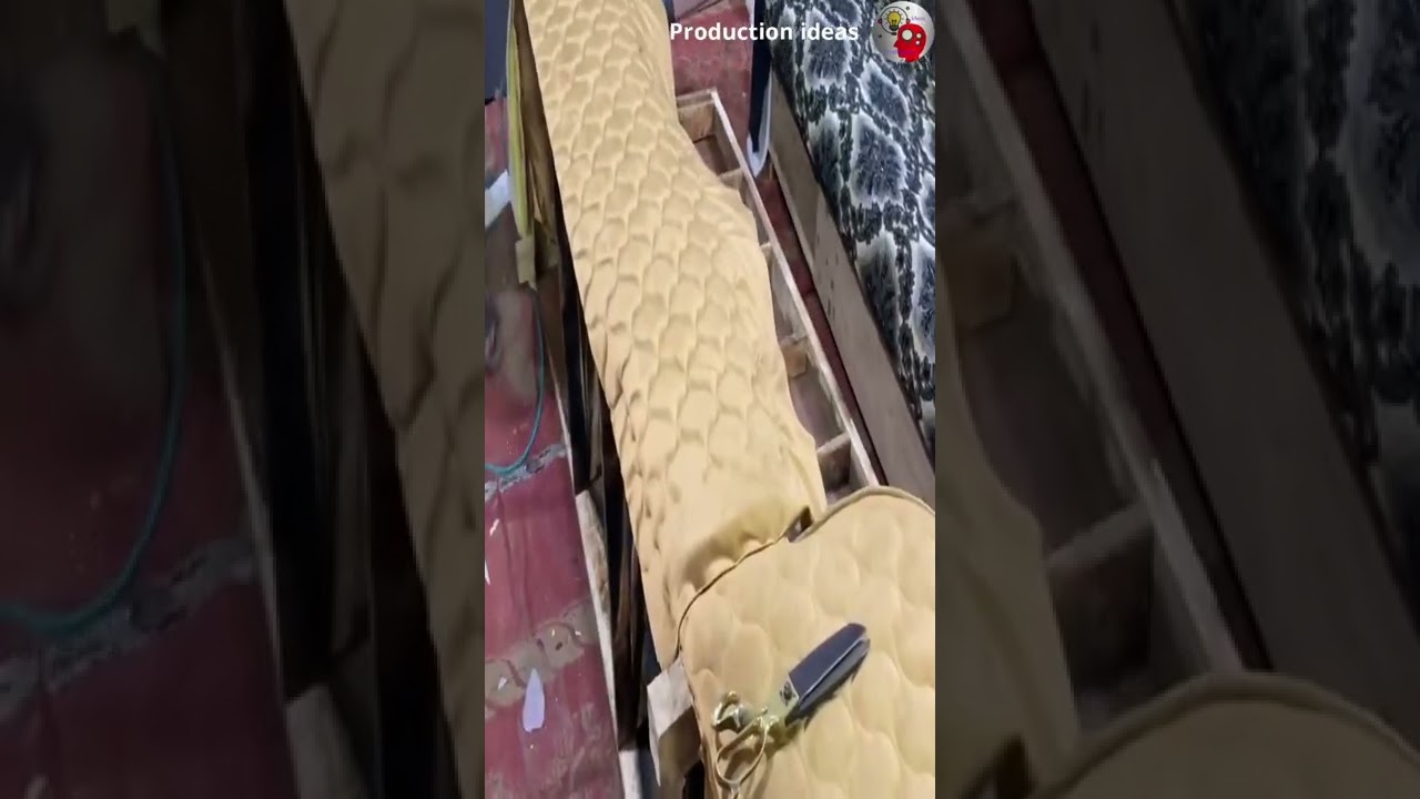 Process of Making Modern 2-in-1 Sofa  || Amazing production ideas #Shorts