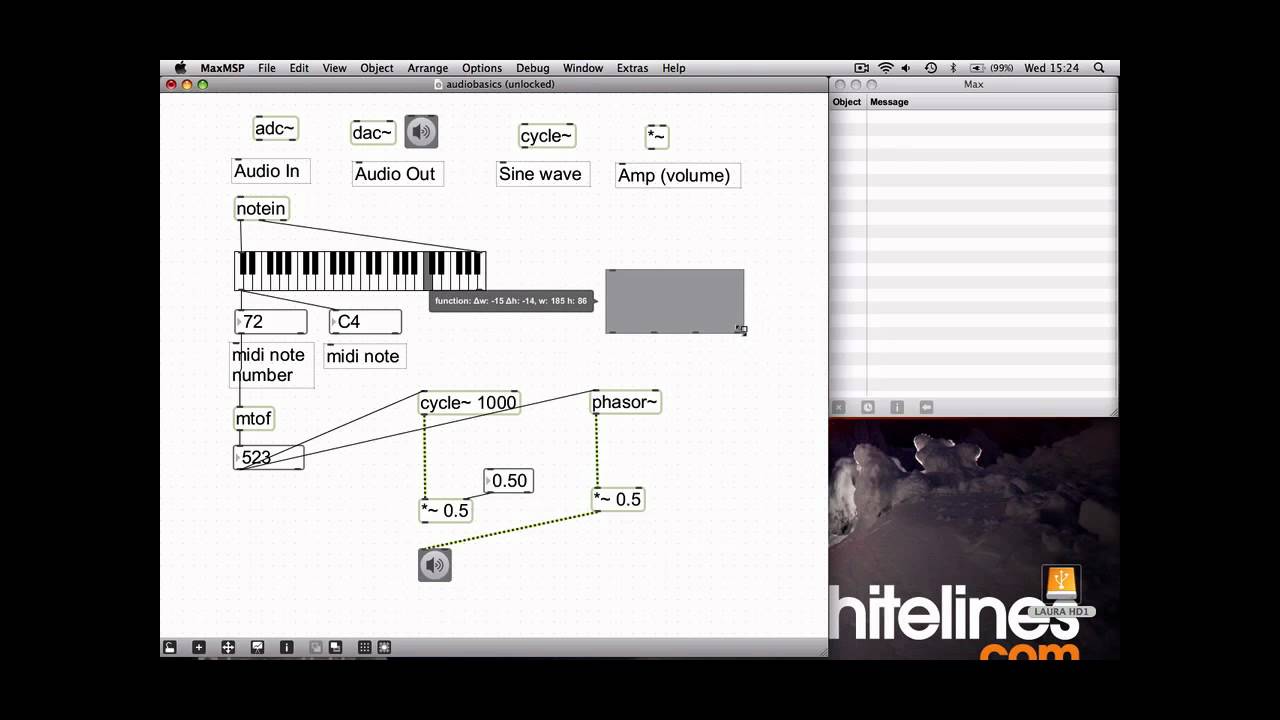 Max/ Msp Tutorial (Function) Barnsley College