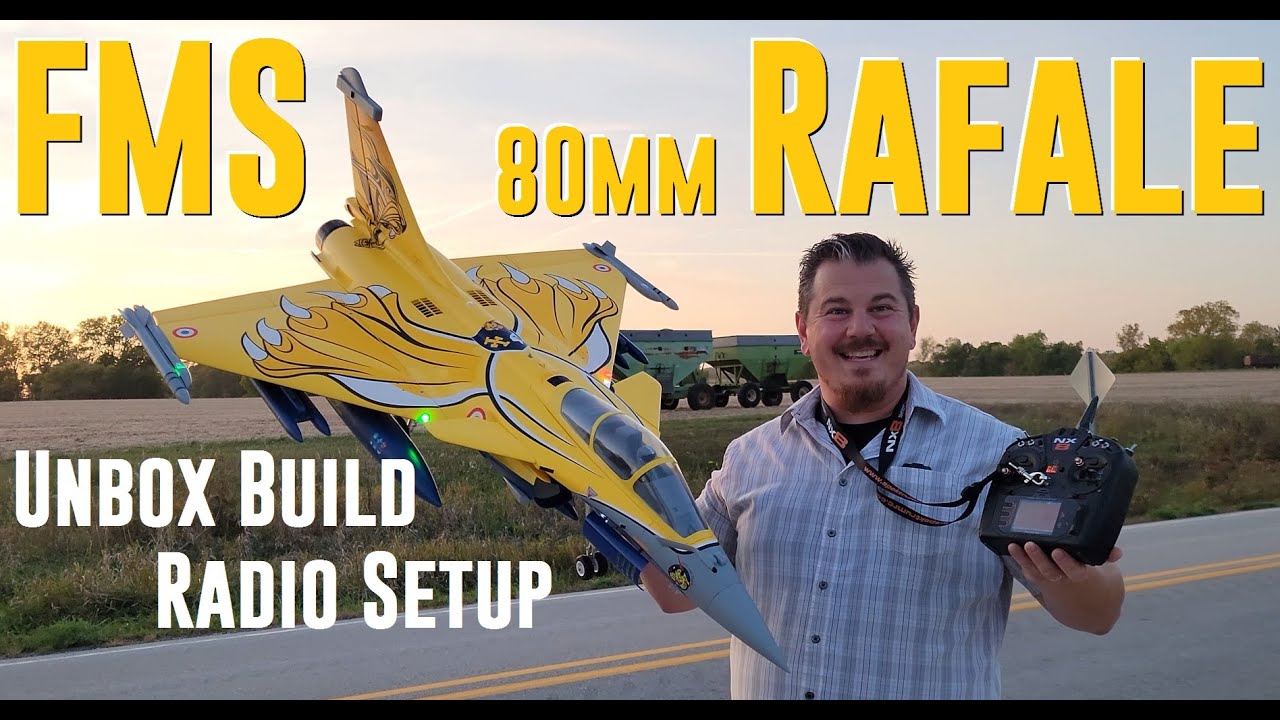 FMS EDF Jet 80mm Rafale PNP