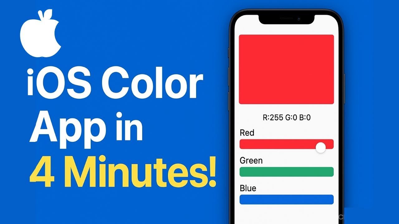 iOS Color App in 4 Minutes | Xcode 26 Storyboard Tutorial