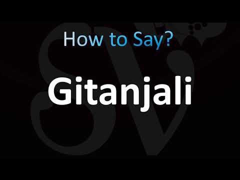 How to Pronounce Gitanjali (Correctly!)