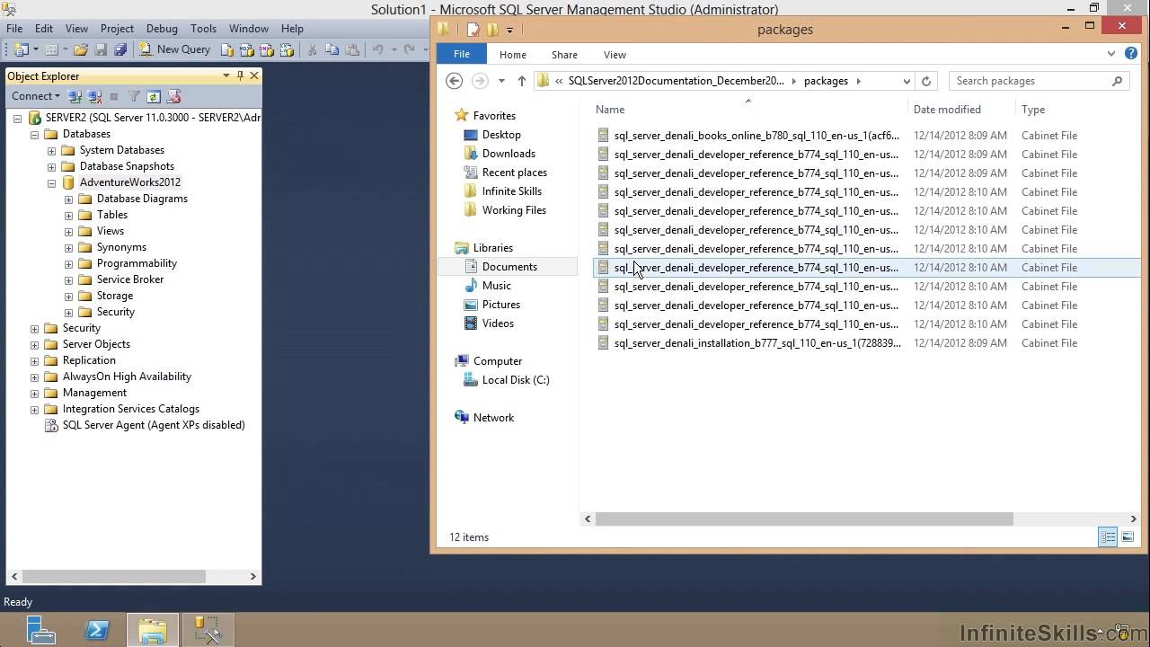 Microsoft SQL Server Exam 70-461 Tutorial | Installing SQL Books Online