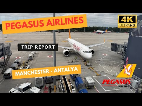 Trip Report | Pegasus Airlines Airbus A320 NEO | Manchester - Antalya | 4K SUMMER 2025