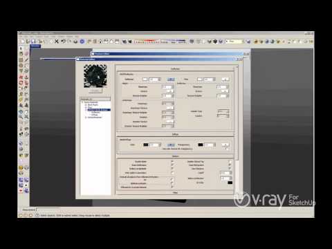 V-Ray for SketchUp - Creating Vermont Verde Antique Marble Material - tutorial