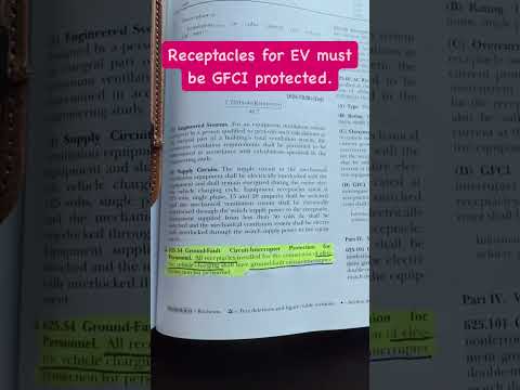 Receptacles for Electric Vehicle (EV) charging must be GFCI protected in accordance with 625.54.