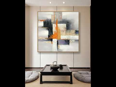 Light luxury abstract paintings, living room decoration paintings, modern minimalist art murals,