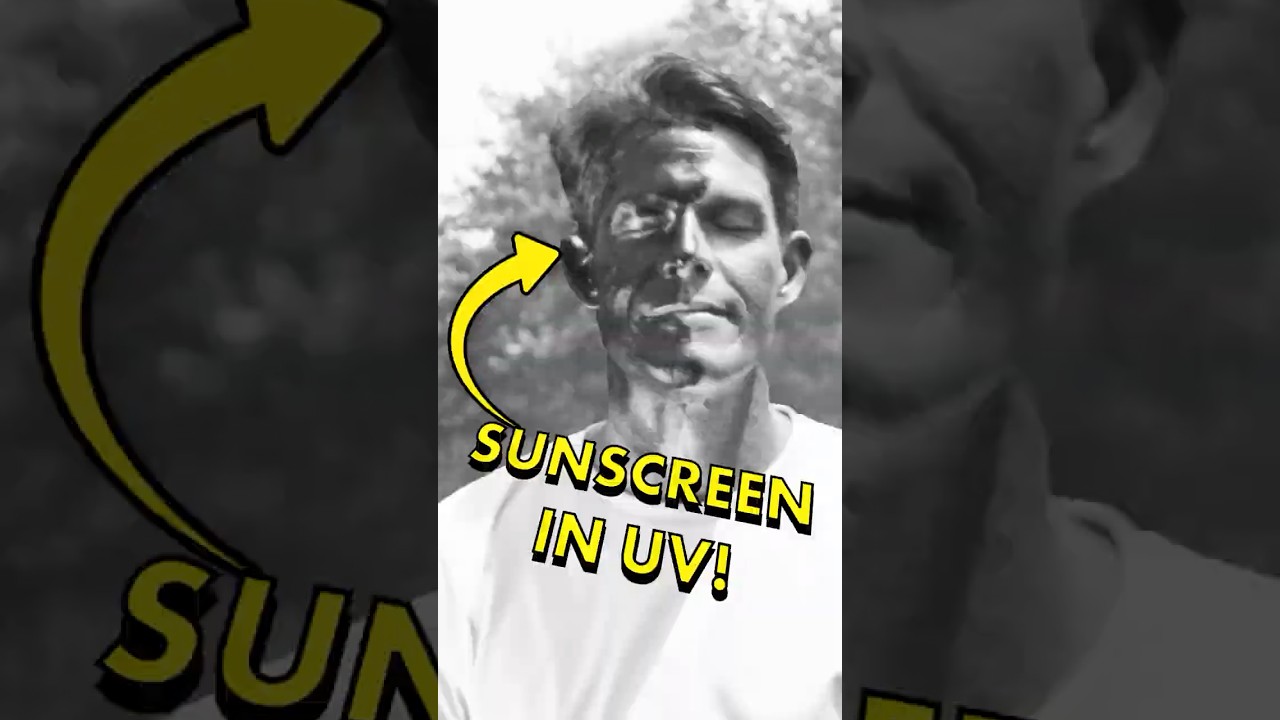 Why sunscreen looks so WEIRD in UV