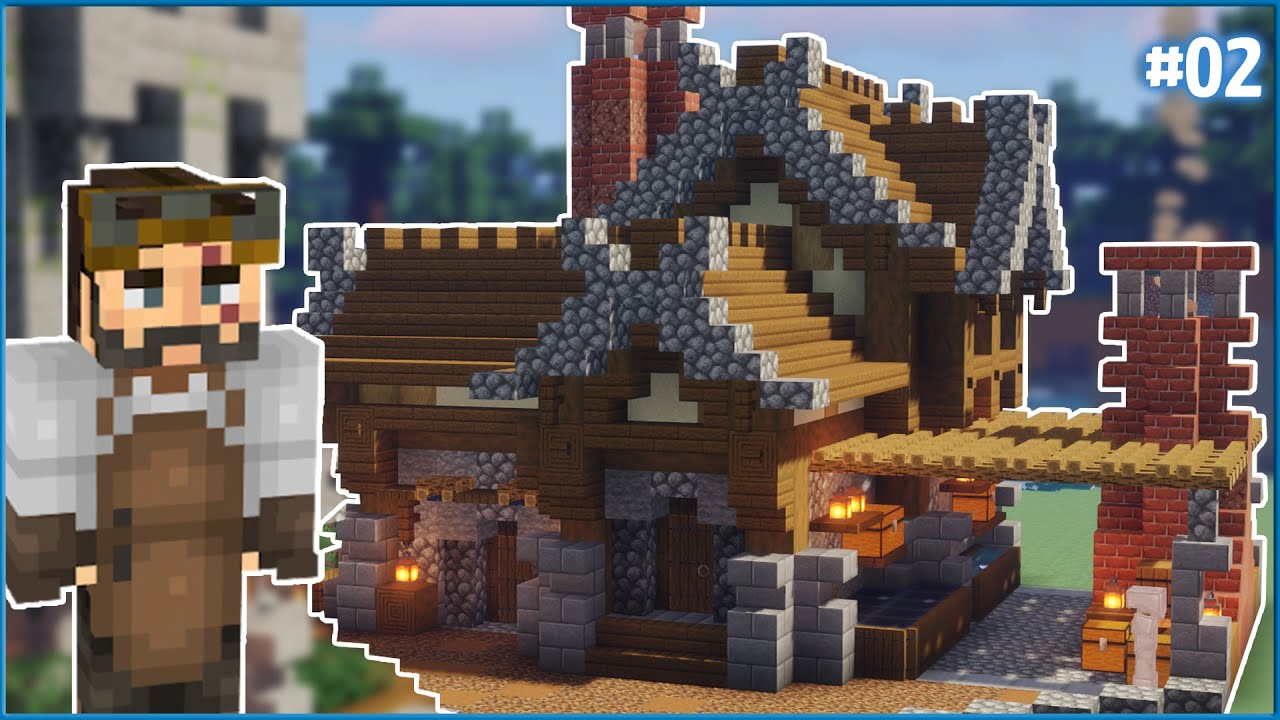 Minecraft Blacksmith Tutorial - The Village #02 - Minecraft Builders
