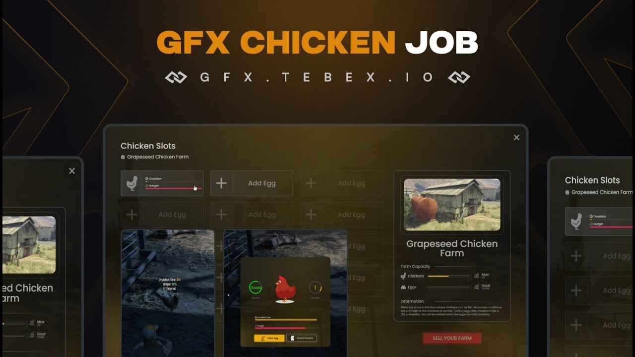 GFX Chicken Farm Job Script - FiveM Releases - Cfx.re Community