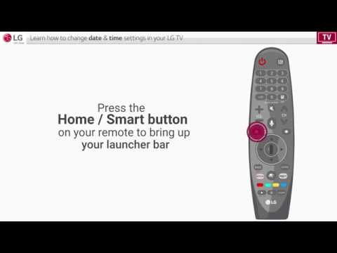 Date & Time Settings in LG Smart TVs
