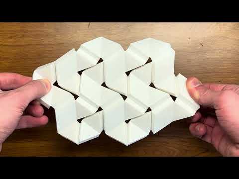 Thick-Panel Miura-Ori Fold by BYU_CMR - Thingiverse