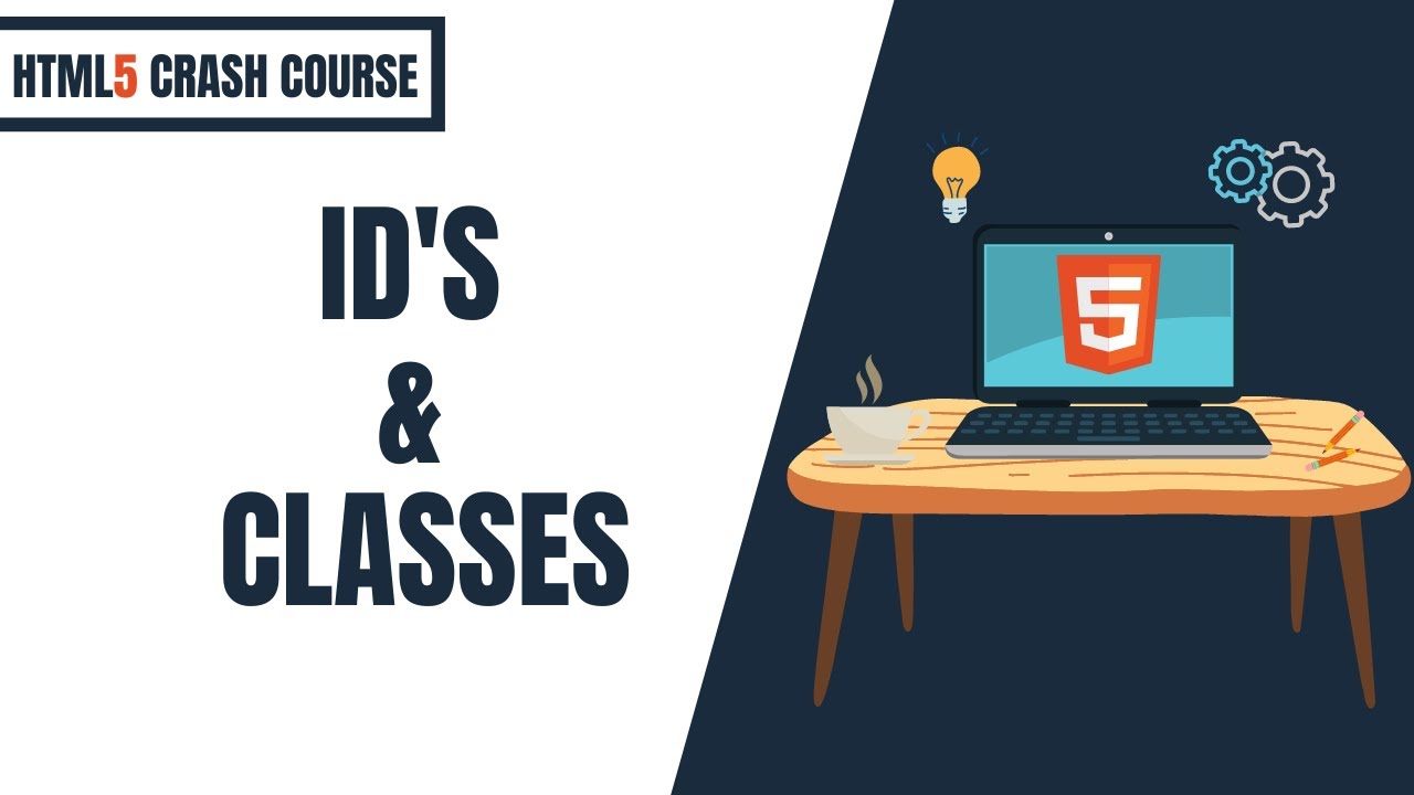 HTML5 Tutorial | HTML5 Crash Course  12 - ID's and Classes