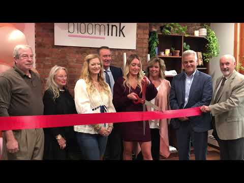 Ribbon Cutting for Bloom Ink